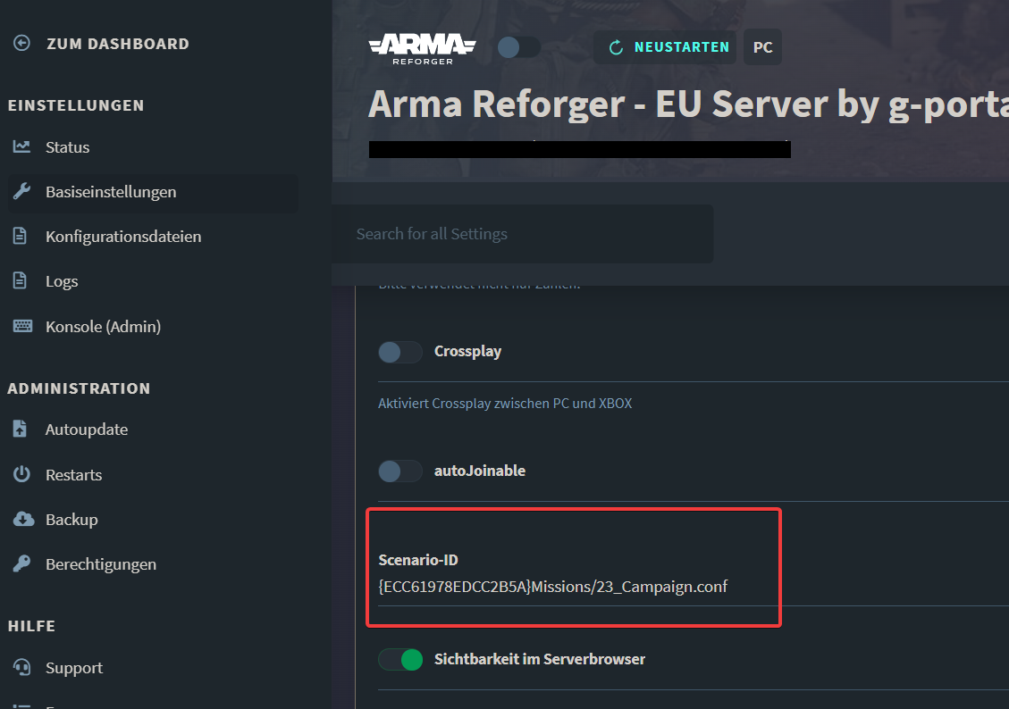 ARMA Reforger All Server Settings and Infos | GPORTAL Wiki
