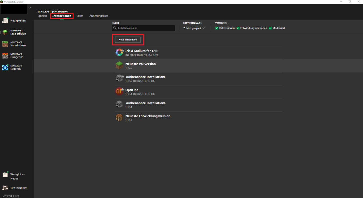 Change the Minecraft version on your server | GPORTAL Wiki