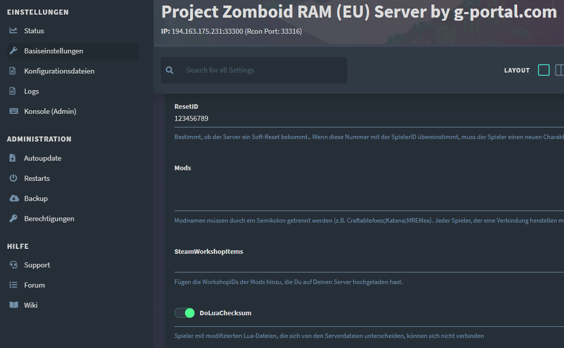 Wie füge ich Mods auf meinem Project Zomboid Server hinzu? | GPORTAL Wiki