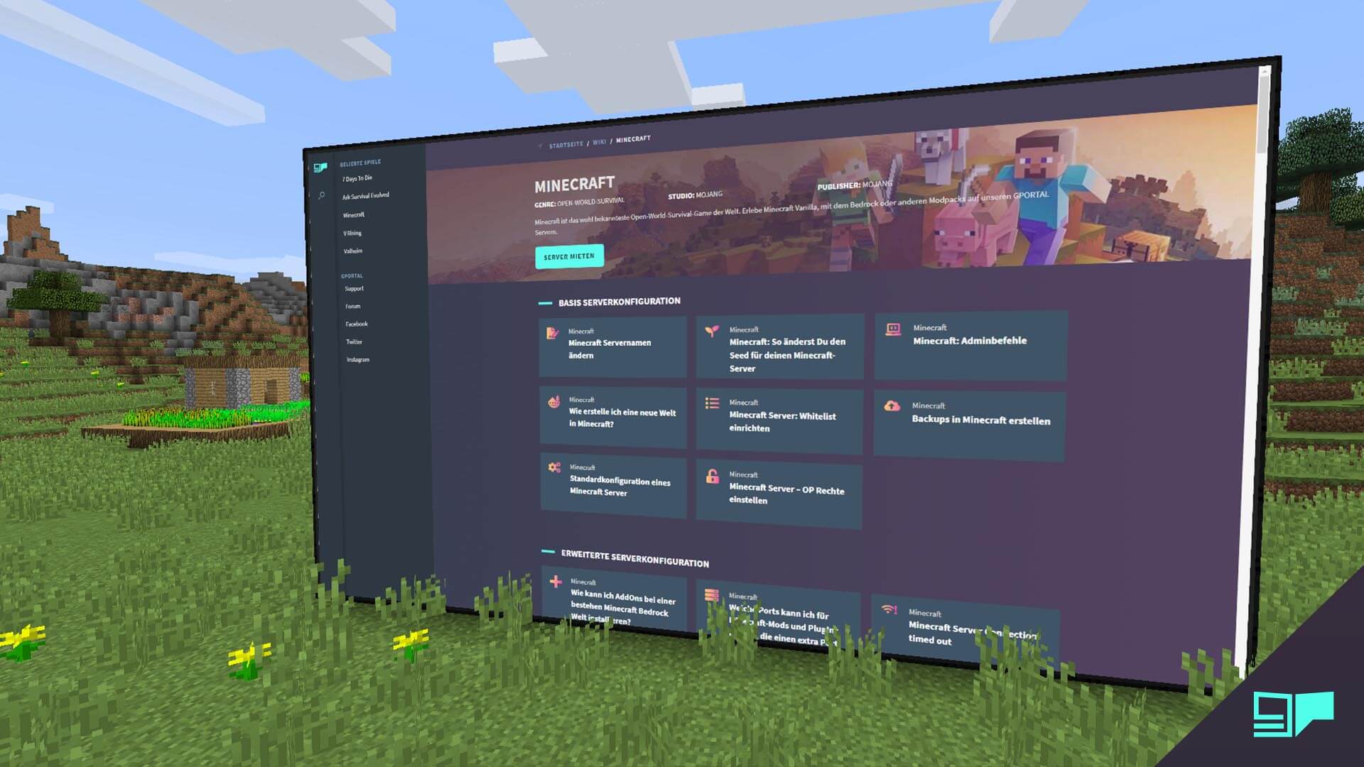 Web Display Mod - Online surfen im Minecraft Game!