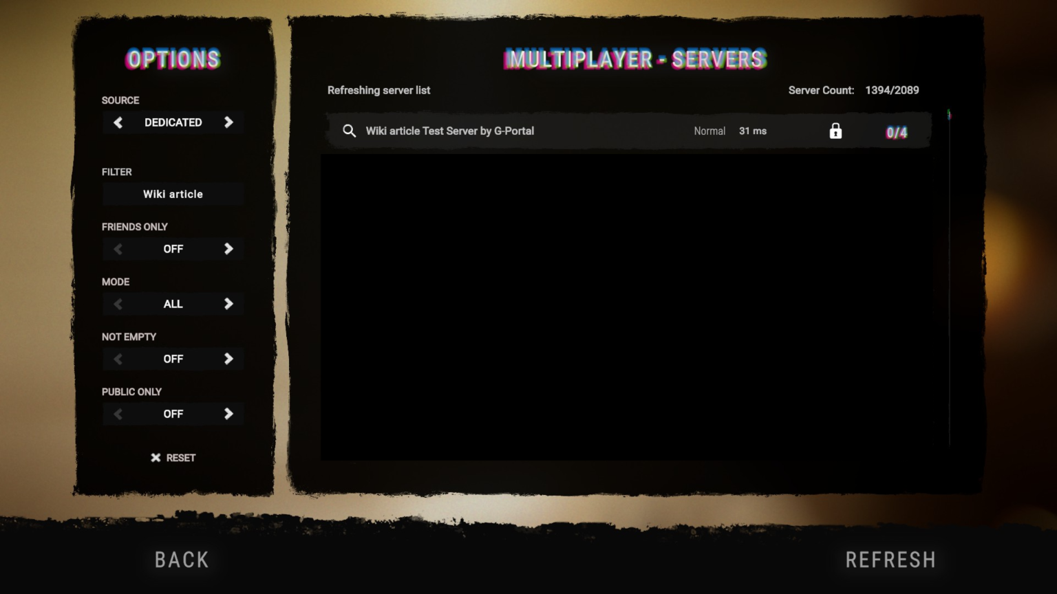 How do I find my Sons of the Forest server in the game? - GPORTAL Wiki