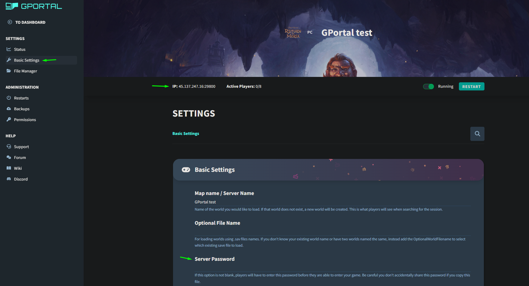 How to Connect to Your Lord of the Rings: Return to Moria Server - GPORTAL Wiki